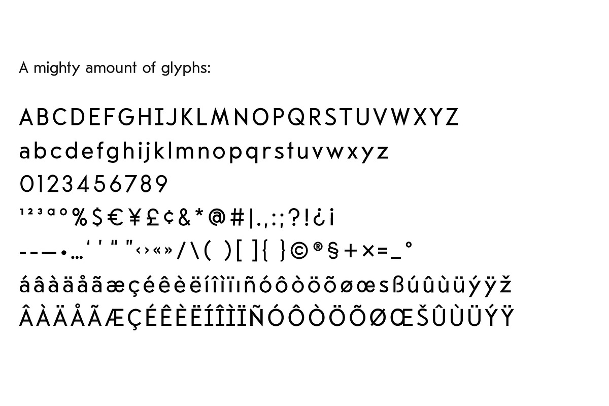 Poké Modern Sans Serif Typeface, a Sans Serif Font by Off The Rack