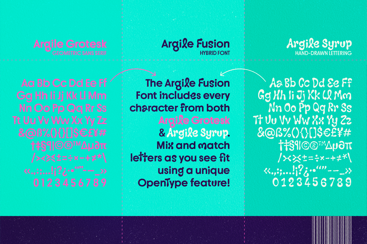 Argile Fusion Font Family