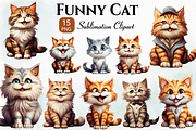 Funny Cat Sublimation | Creative Market