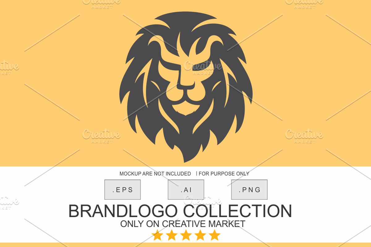 Angry Lion Logo, a Branding & Logo Template by Brandlogo