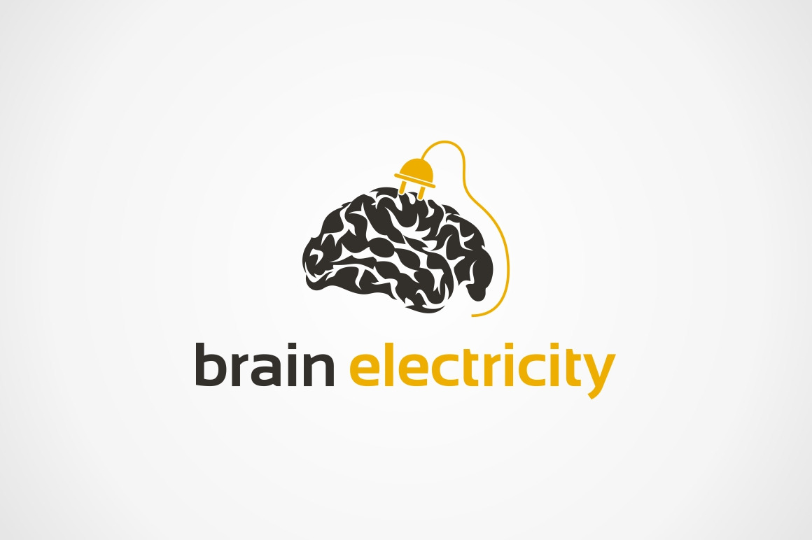 brain electricity, a Branding & Logo Template by Vector