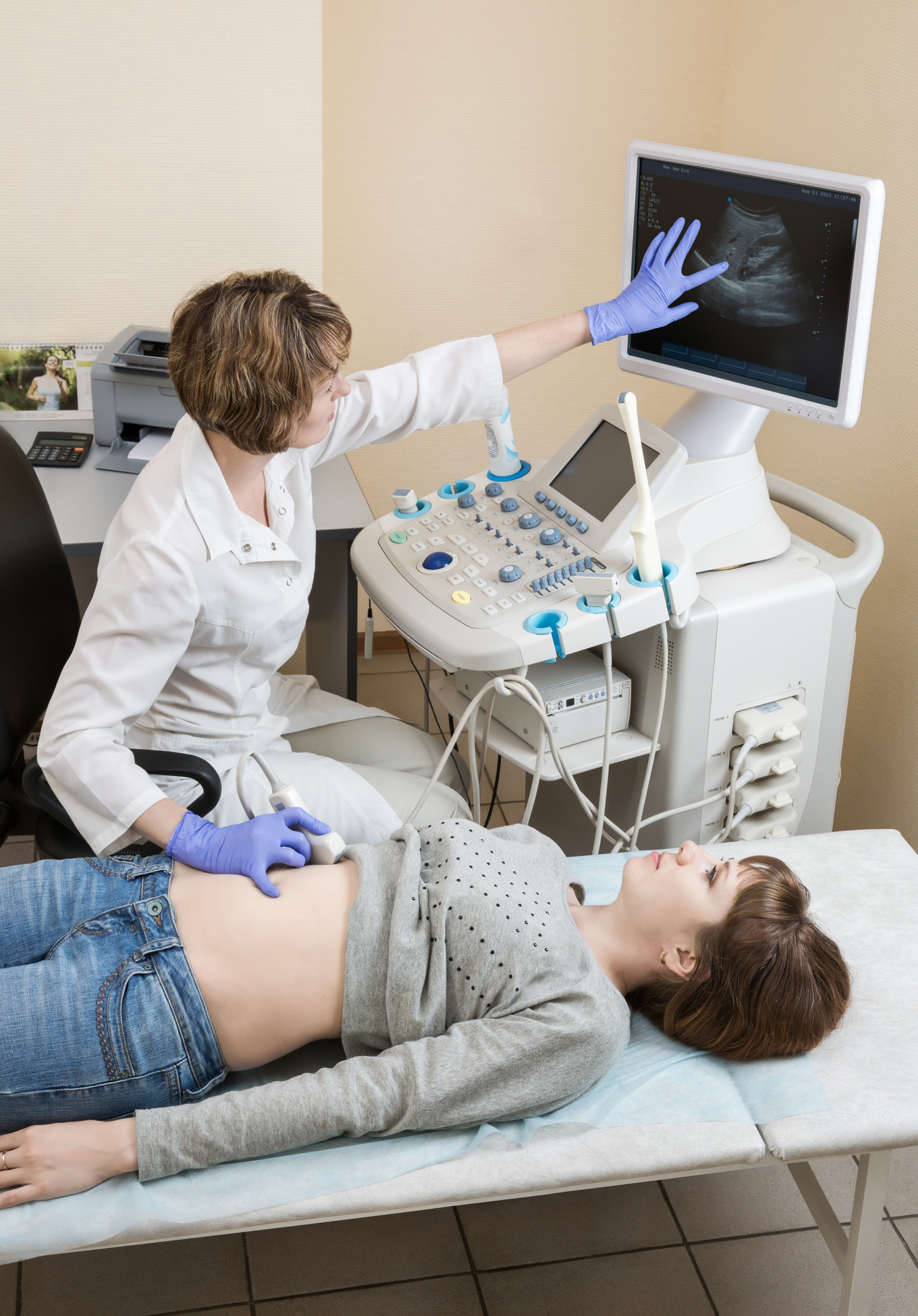 For an ultrasound exam containing test, ultrasound, and medical, a ...