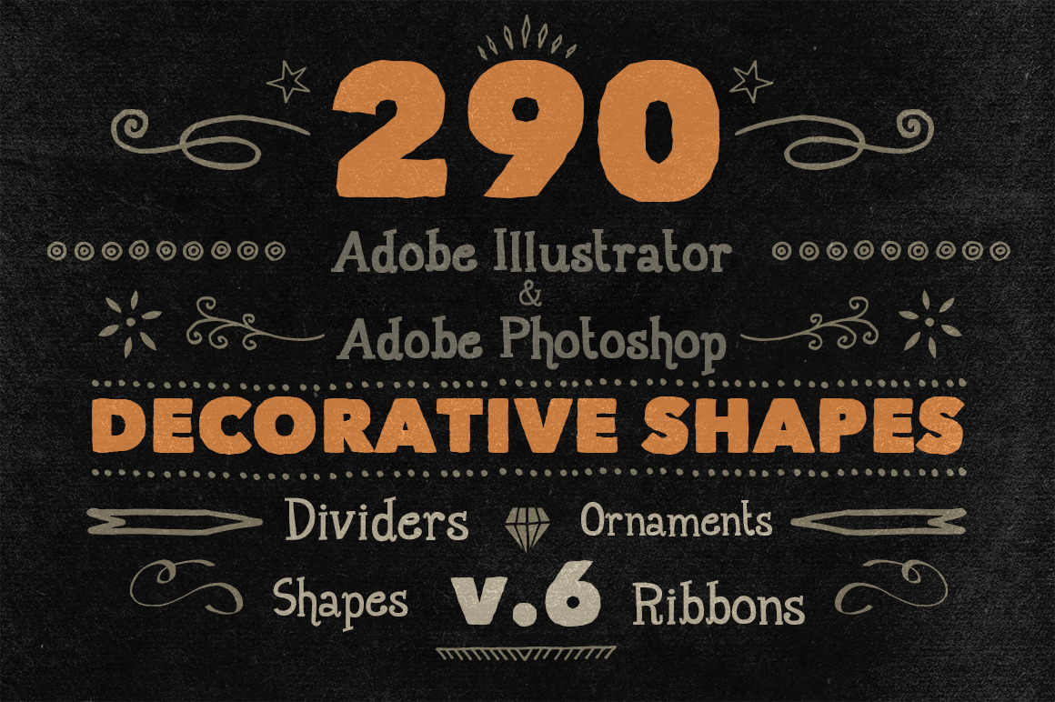 290 Handwritten Decorative Shapes 06, an Object Graphic by Cruzine