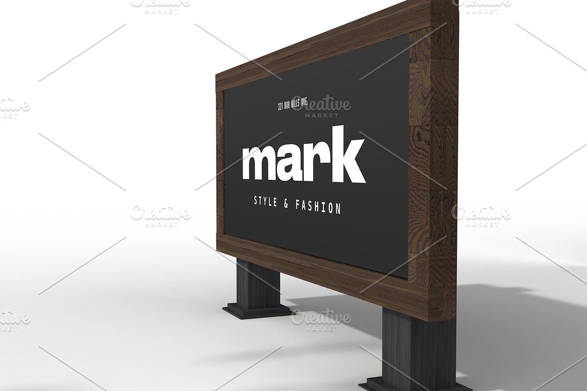 2x4 Outdoor Sign Mockup, a Product Mockup by IFBdesign