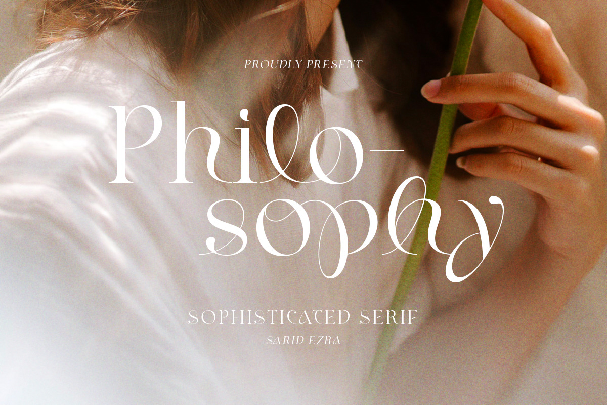 Philosophy - Sophisticated Serif, a Serif Font by Sarid Ezra