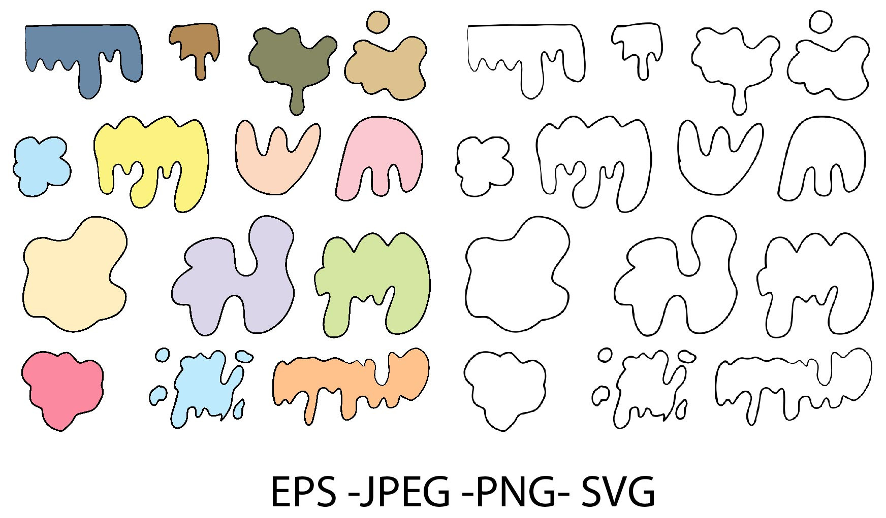 Different Drip Collection, an Object Graphic by bungamustia