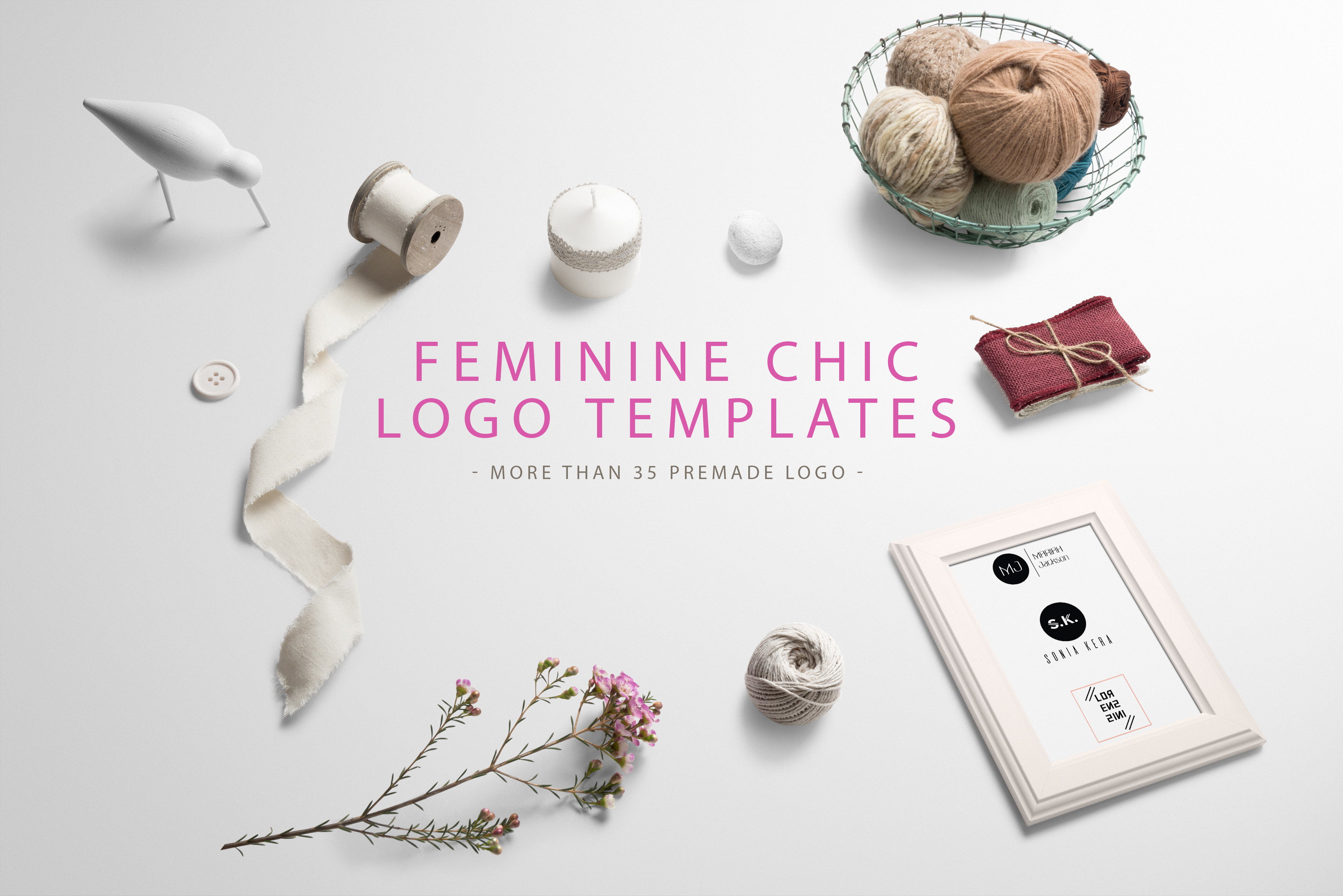 Feminine Chic Logo Templates, a Branding & Logo Template by IsikChic