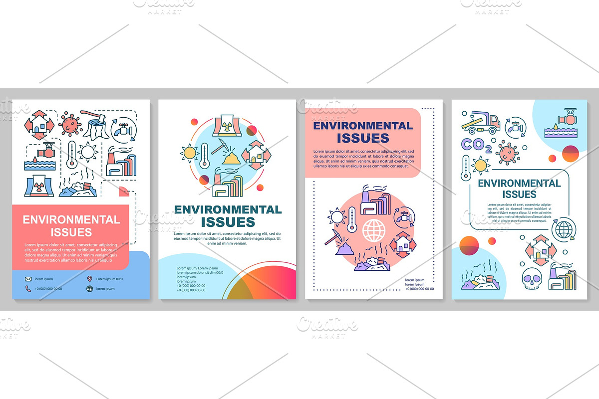 Environmental issues brochure, a Brochure Template by bsd studio ...