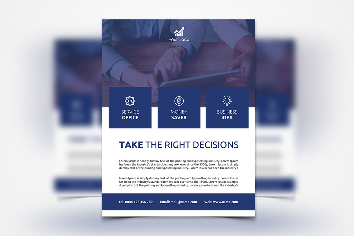 Business Flyer - SK, a Flyer Template by UNIK Agency