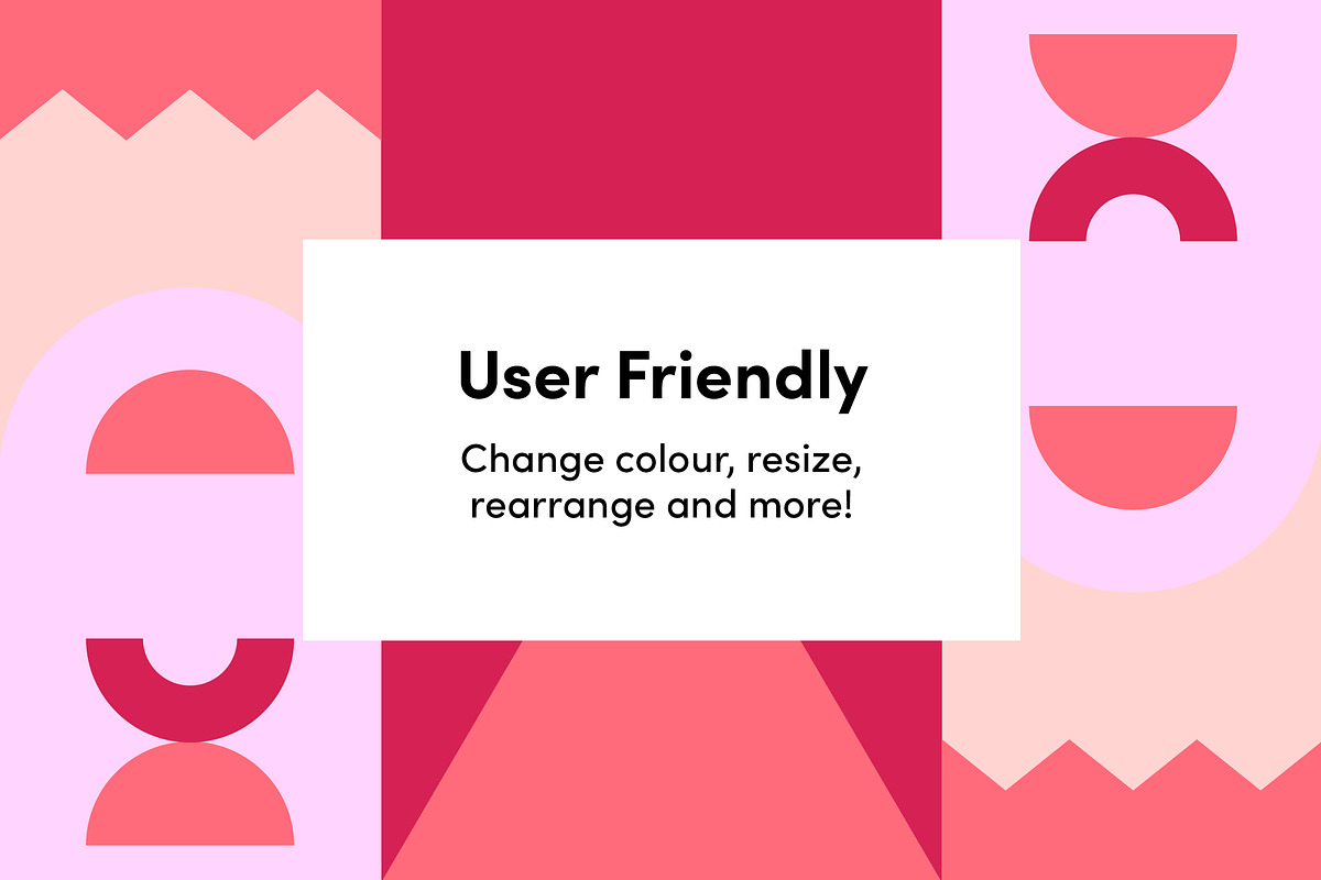 Abstract Forms, a Pattern Graphic by Geometrica Bureau | Creative Market