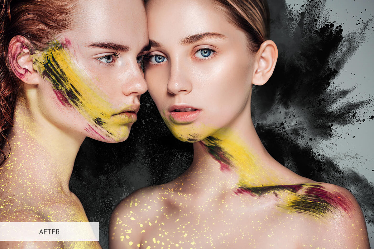 Color Powder Overlays Photoshop, a Plug-in Add-On by FixThePhoto