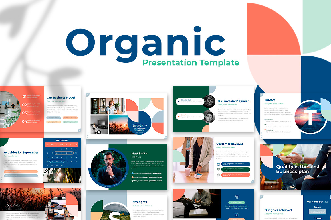 Organic Google Slides Template