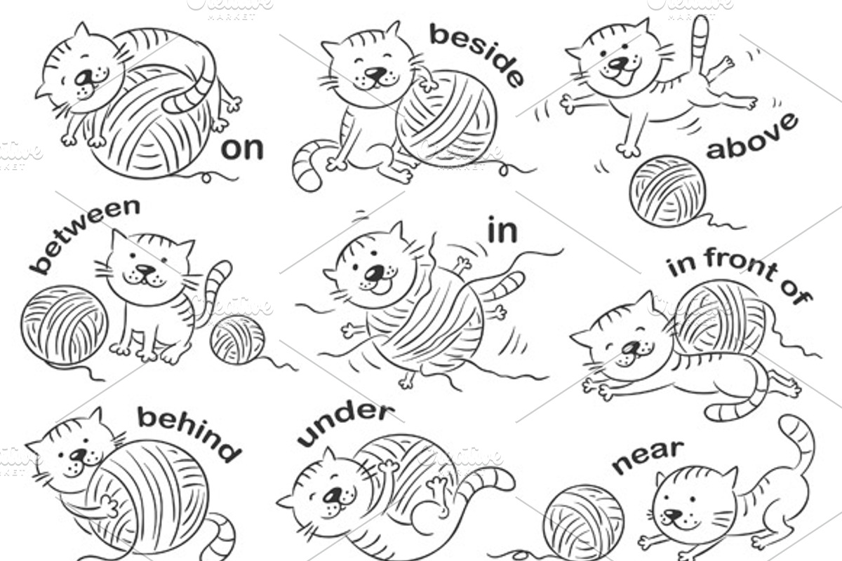 Prepositions of Place, an Animal Illustration by Bubert Art