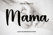Mama - Handwriting Font