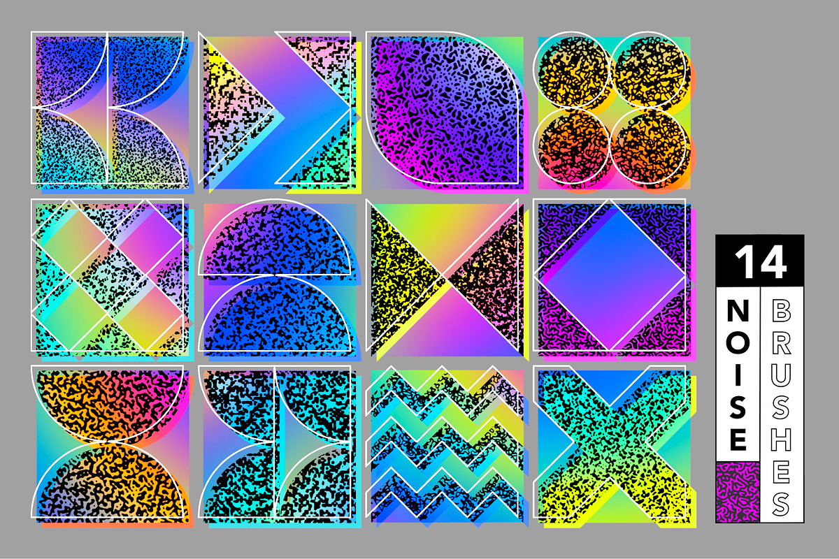 Maximum Pattern for Procreate, a Brush Add-On by UPROOT