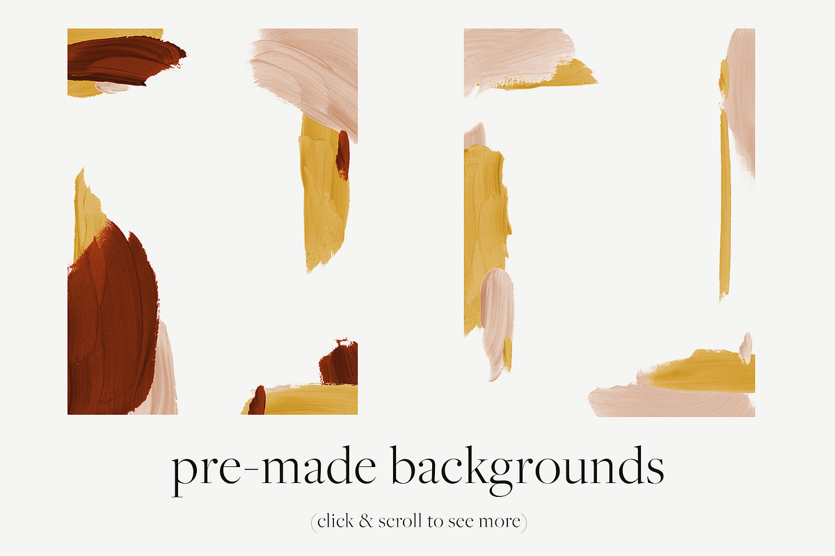 High Resolution Paint Brush Strokes, a Texture Graphic by Touch and Form