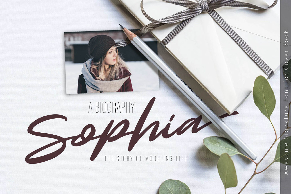 Ray Signature, a Script Font by Olexstudio