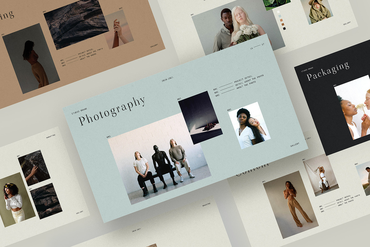 PANDORA I Creative Portfolio I Canva, a Magazine Template by Studio Brand