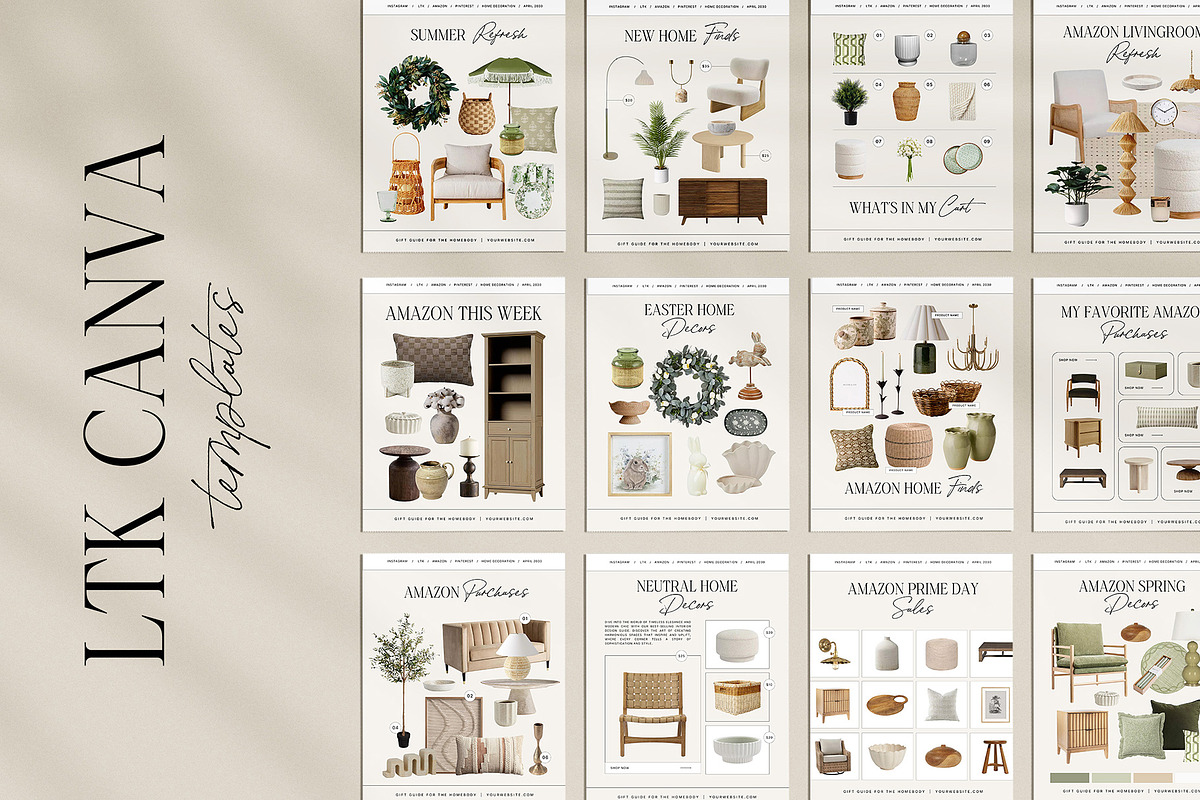 20 Canva LTK Instagram Template | Amare Creative