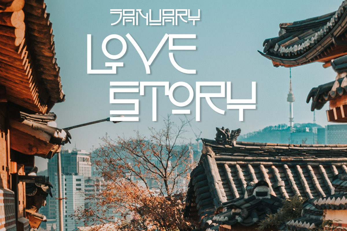 Namra Korean Style Display Typeface, a Font by IHDSTD