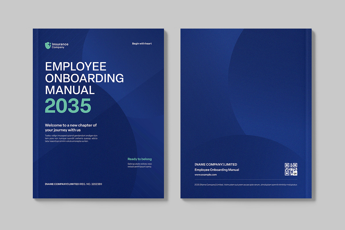 Employee Onboarding Manual Template, a Brochure Template by BrandPacks