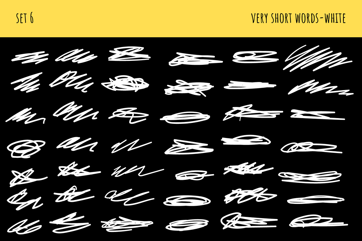 Hand Drawn Scribbles Vector Pack
