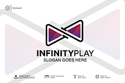 Infinity Play Logo, a Branding & Logo Template by Bintank Studio