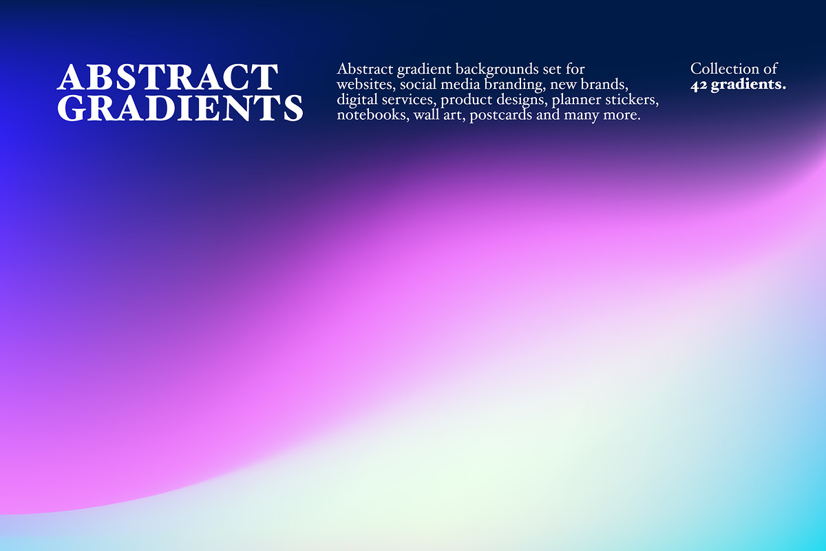 Abstract gradients, a Background Graphic by DOBROGRAPH