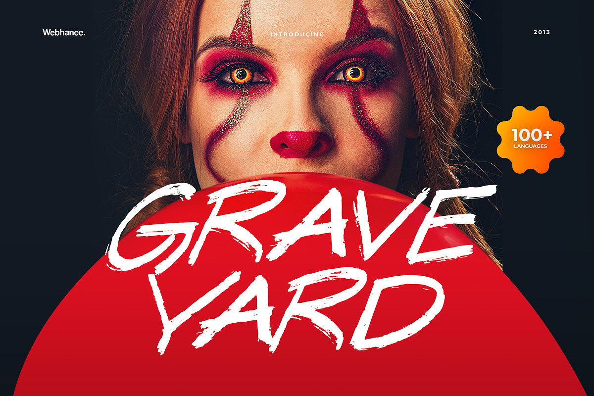 Graveyard - Handcrafted Display Font, a Handwritten Font by Webhance Studio