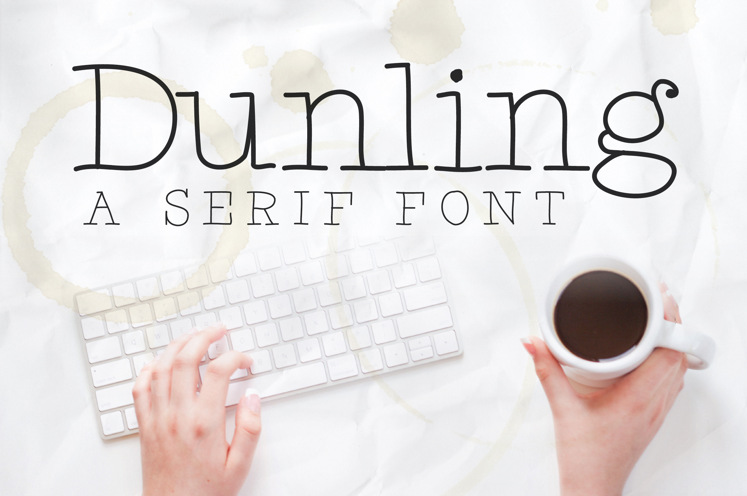 Dunling: A Handmade Serif Font, a Serif Font by A/N Lettering & Design ...