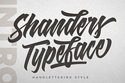 Shanders, a Script Font by Dirtyline Studio