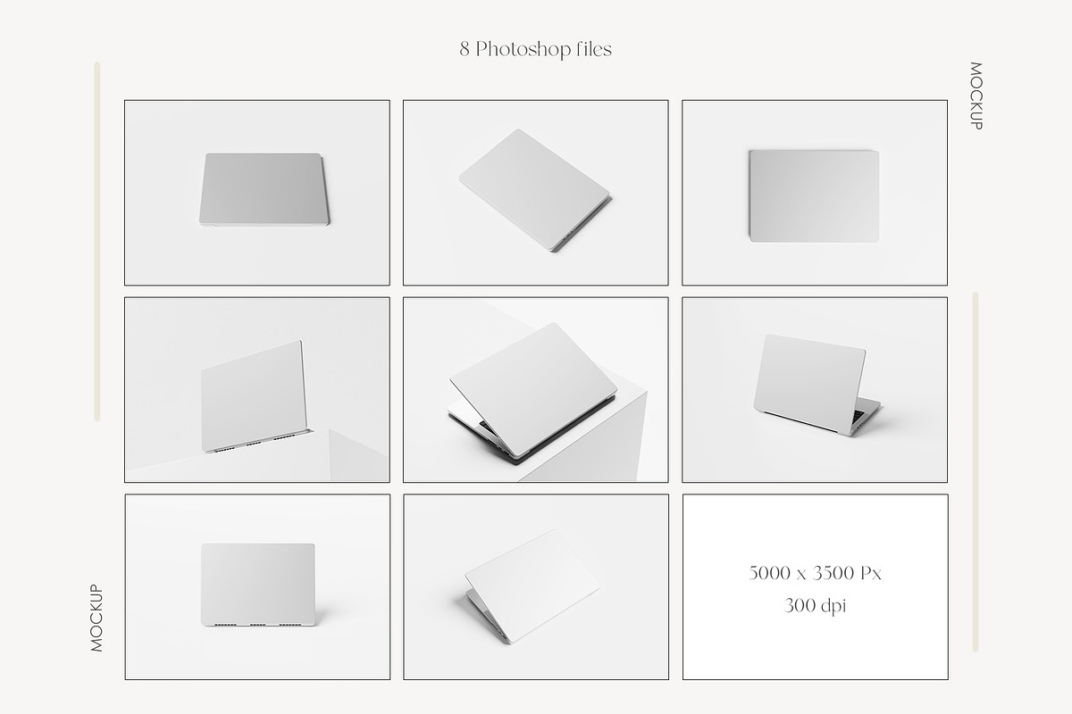 Laptop Backside Mockup, a Device Mockup by Momogi