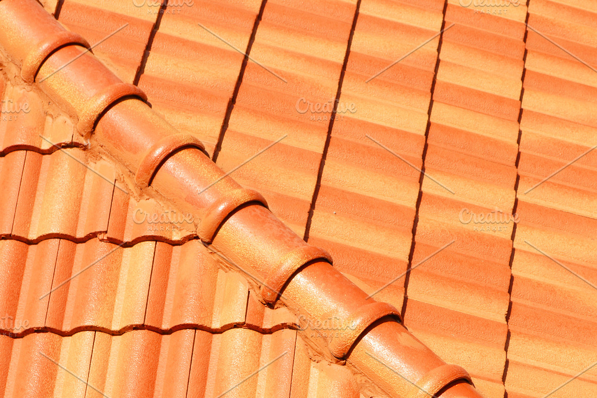 Orange roof, a Texture Graphic by Artmeesri