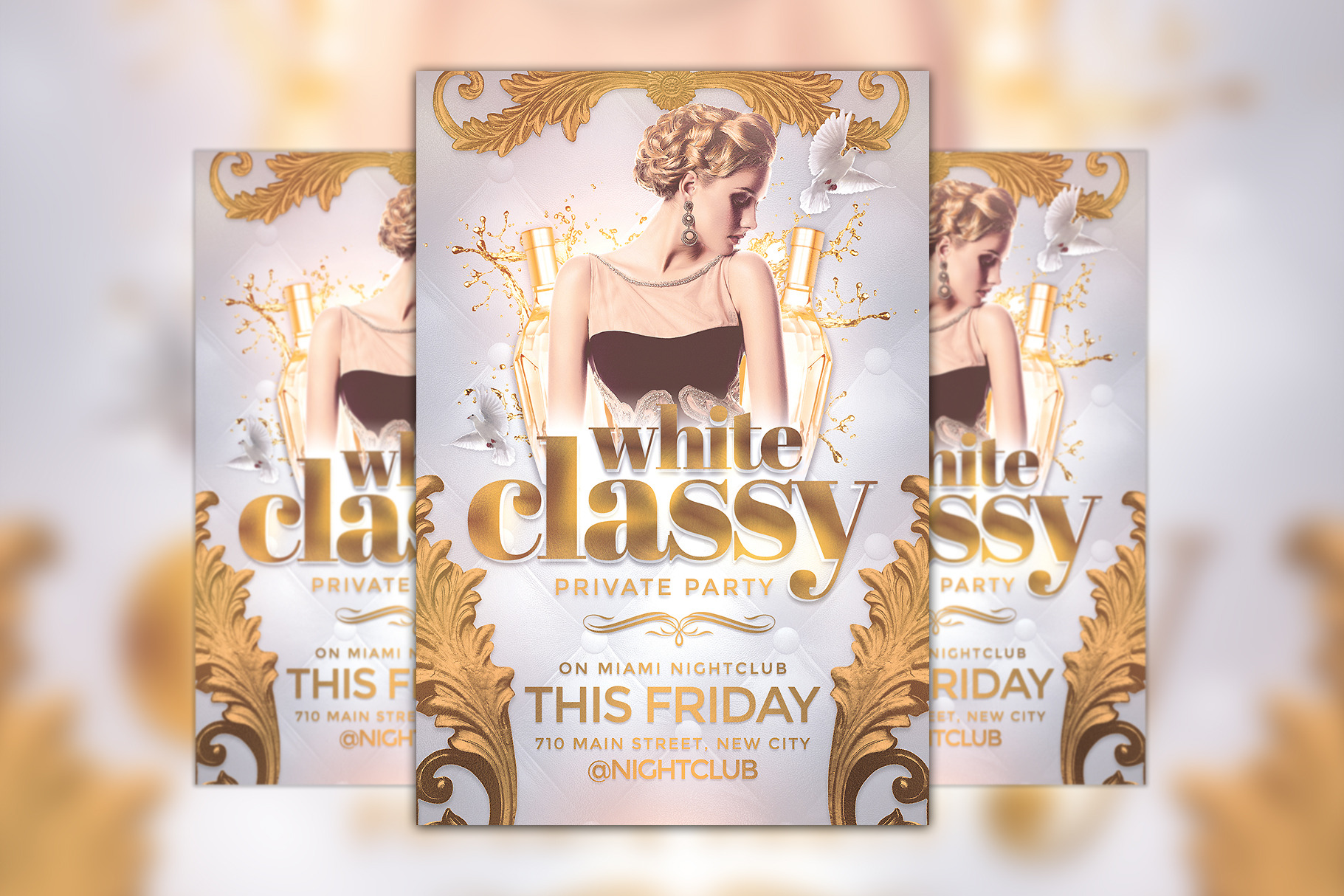 Classy Party Flyer Template, a Flyer Template by Flyermind
