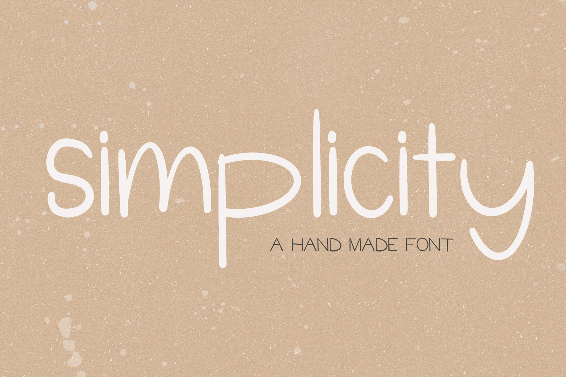 Simplicity Handmade Font, a Script Font by Sweet Fig