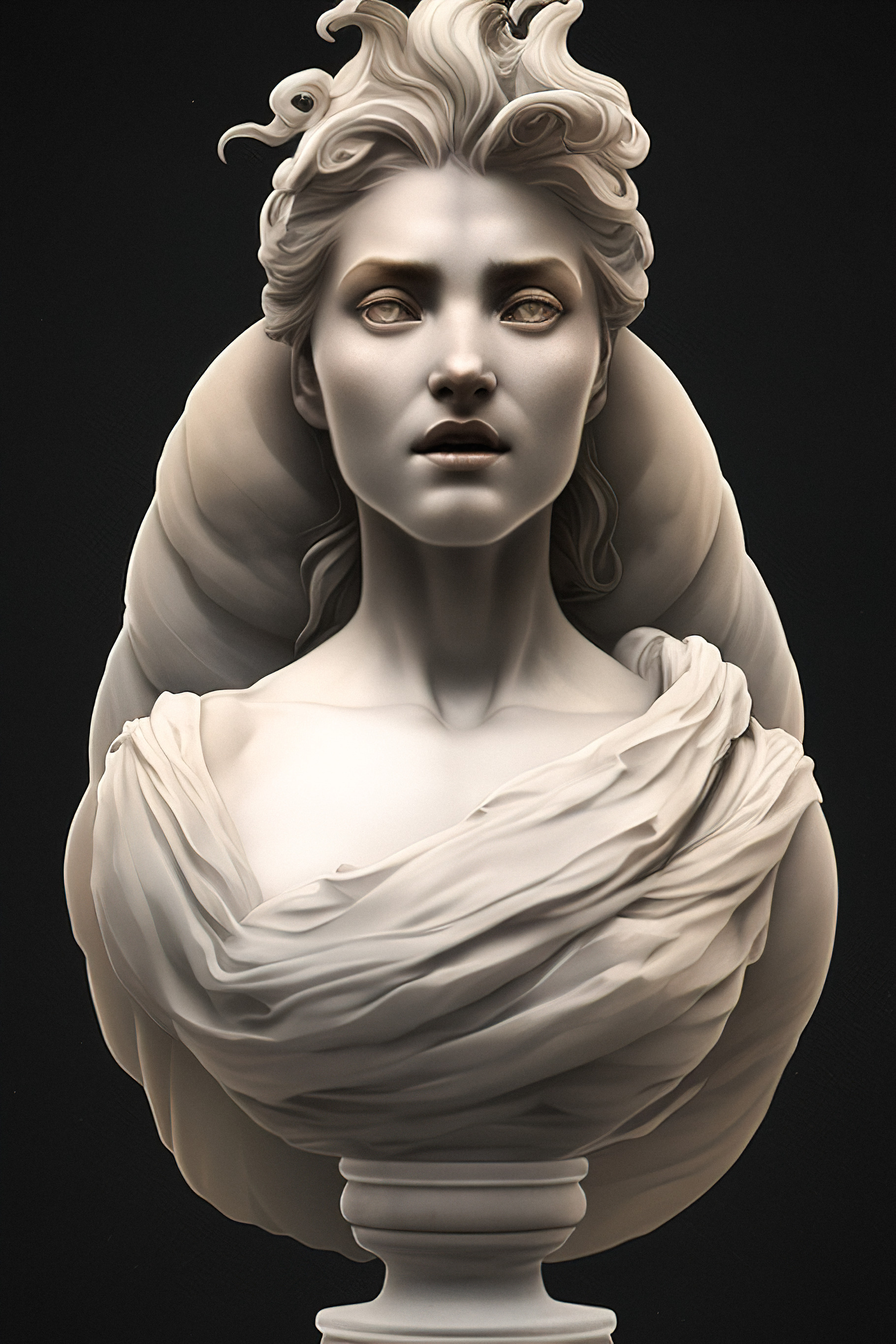 Greek bust, the face | Arts & Entertainment Stock Photos ~ Creative Market