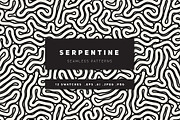 Serpentine Seamless Patterns Set, a Pattern Graphic by Curly_Pat