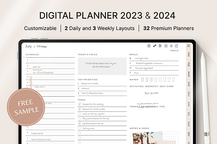 Printable Planner Bundle - Small Business | Home Planner | Creative Market