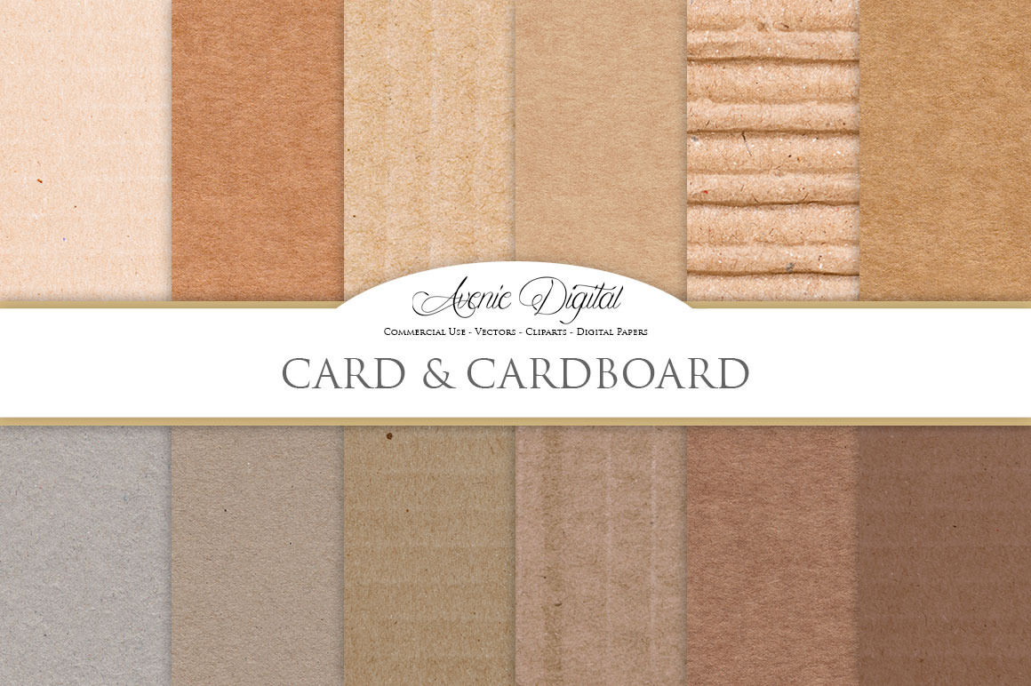 Card and Cardboart Textures, a Texture Graphic by Avenie Digital