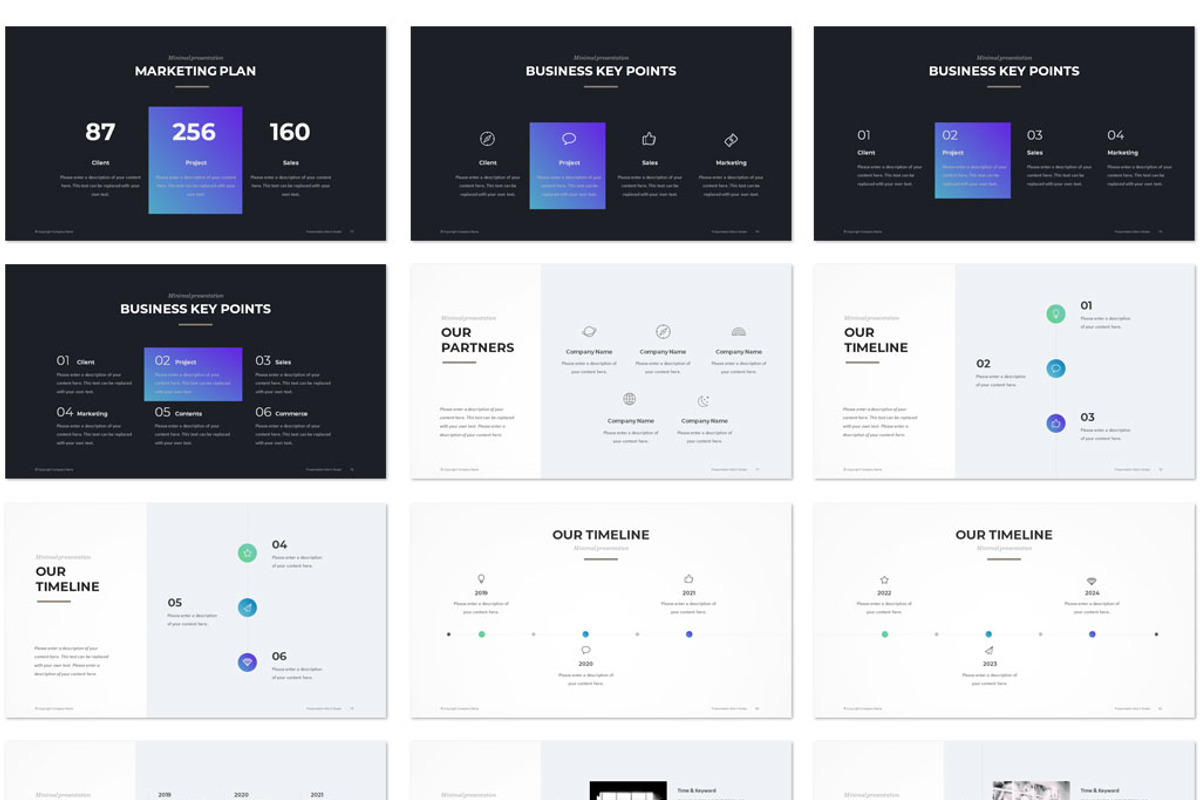 Simple Business PowerPoint Template, a Presentation Template by ...