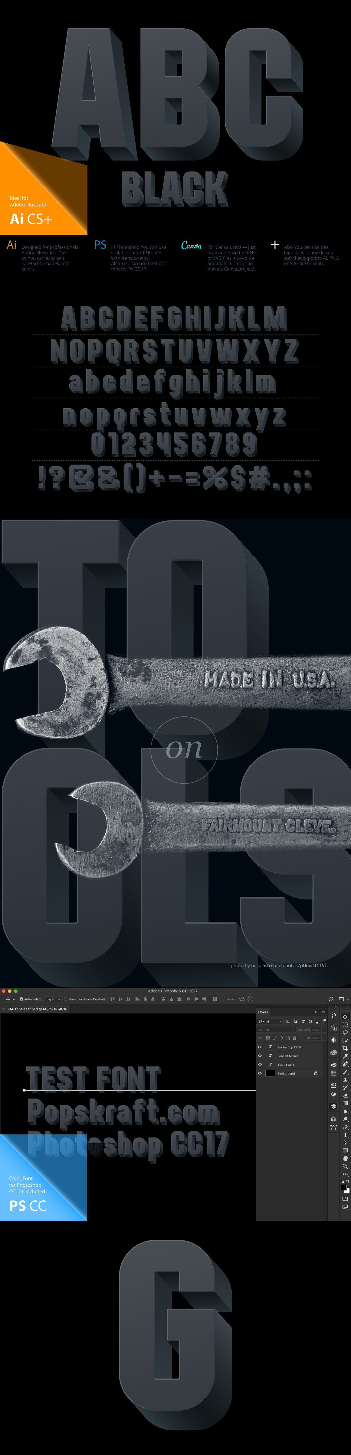 Vector illustration of 3d alphabet, an Object Graphic by popskraft