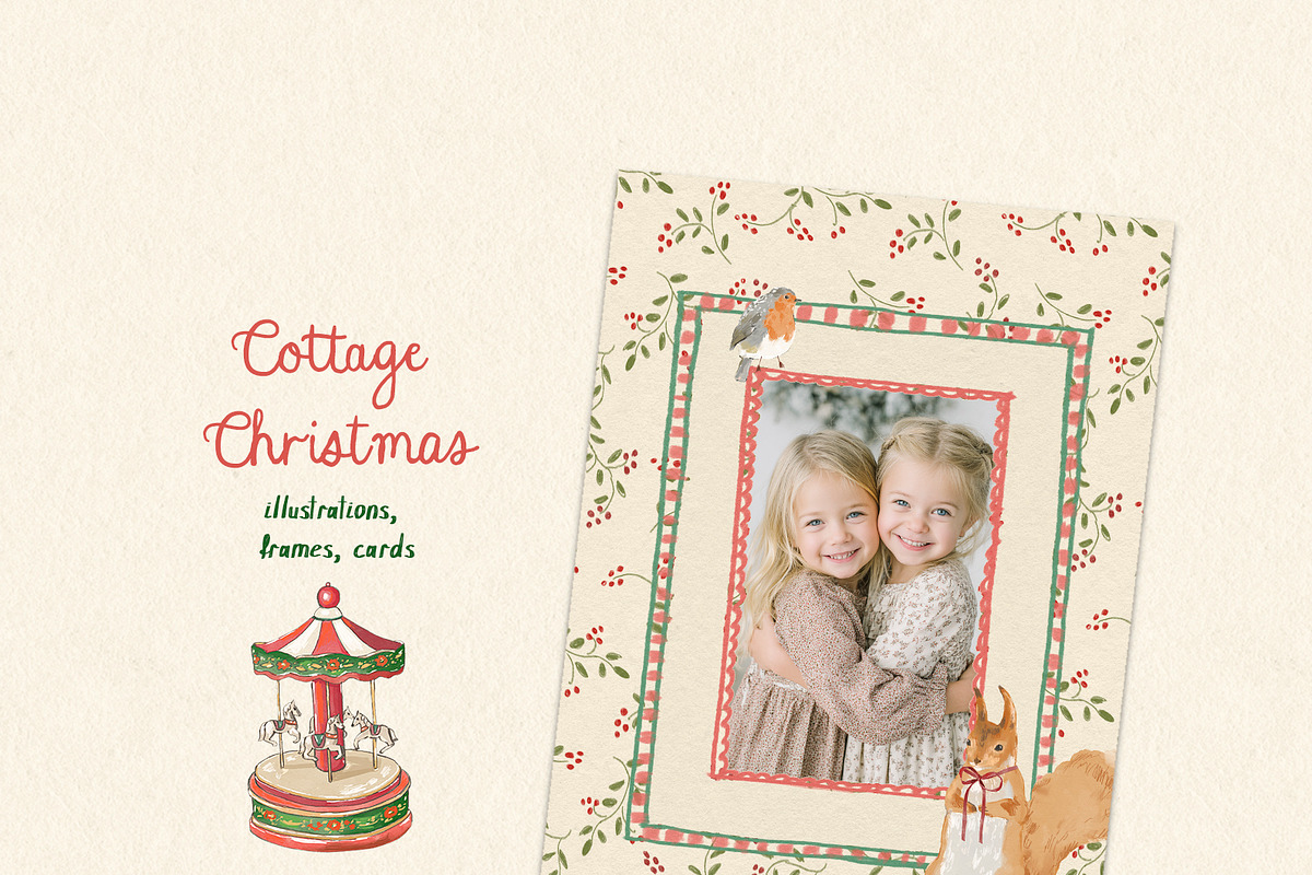 Christmas Illustrations & Templates, a Decorative Illustration by ...