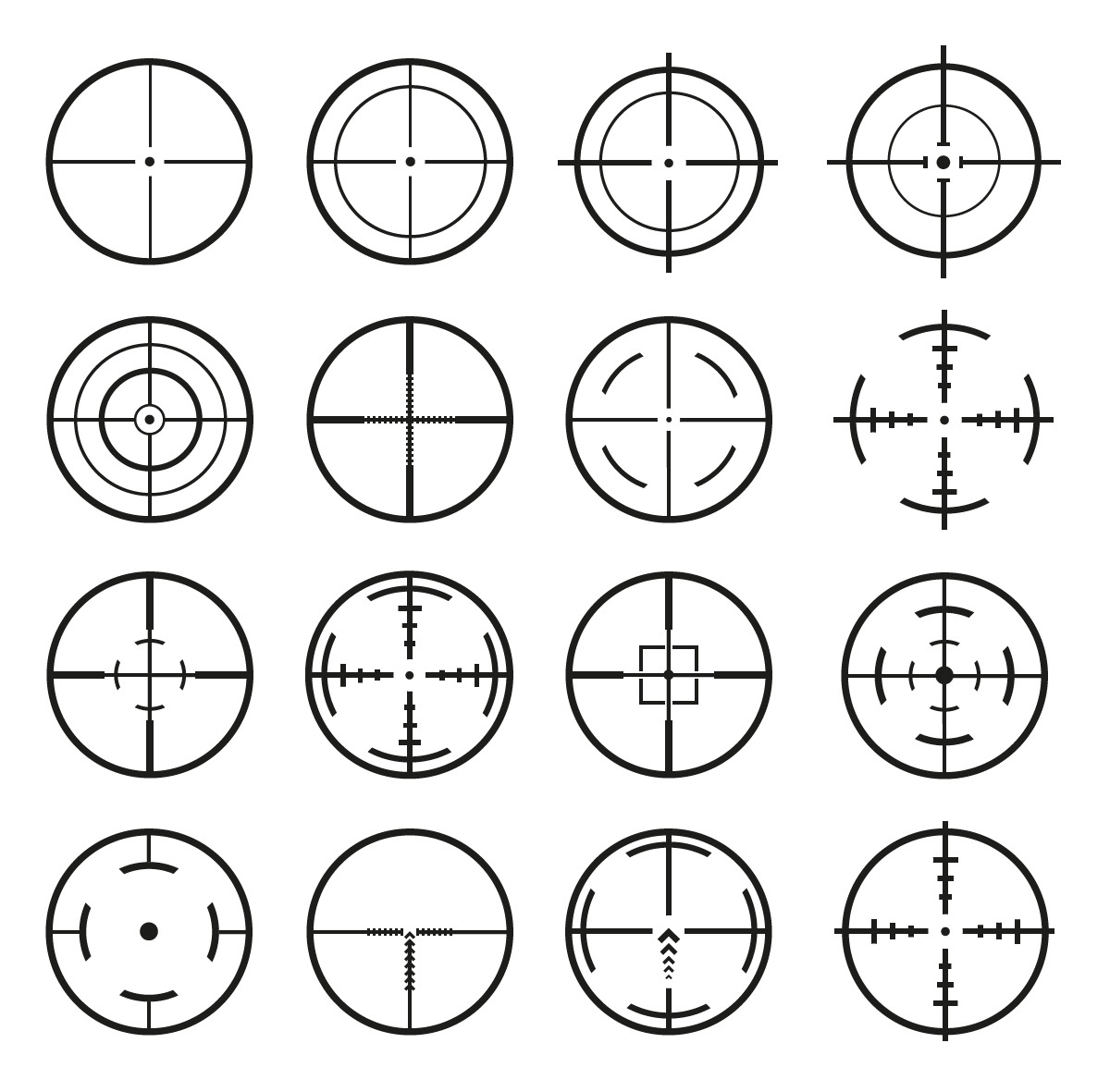 Target Icon. Mega set, an Illustration by Drum-magic | Creative Market