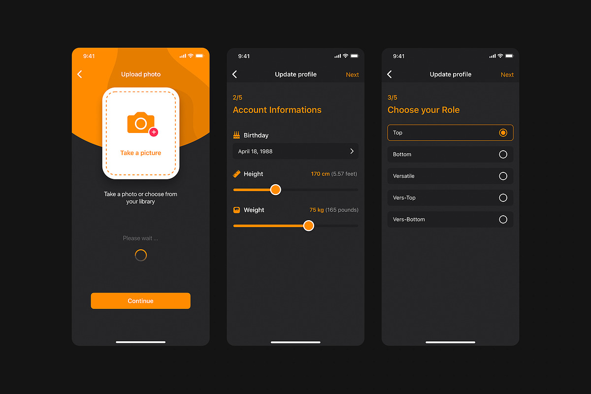 ManHunt - Dating app UI Kit, an UI Kit Template by hoangpts | Creative ...