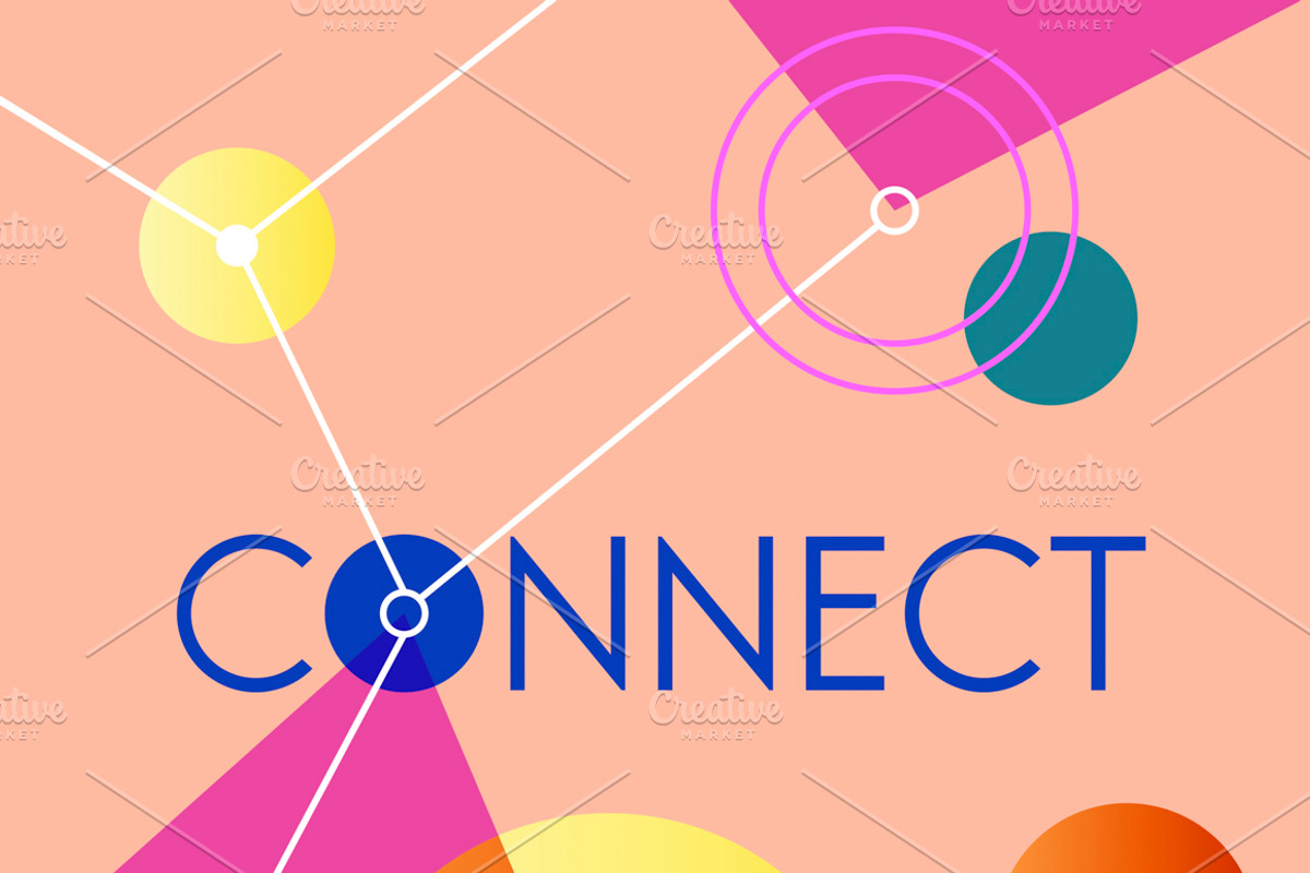 Connect Graphic Vector, an Illustration by rawpixel | Creative Market