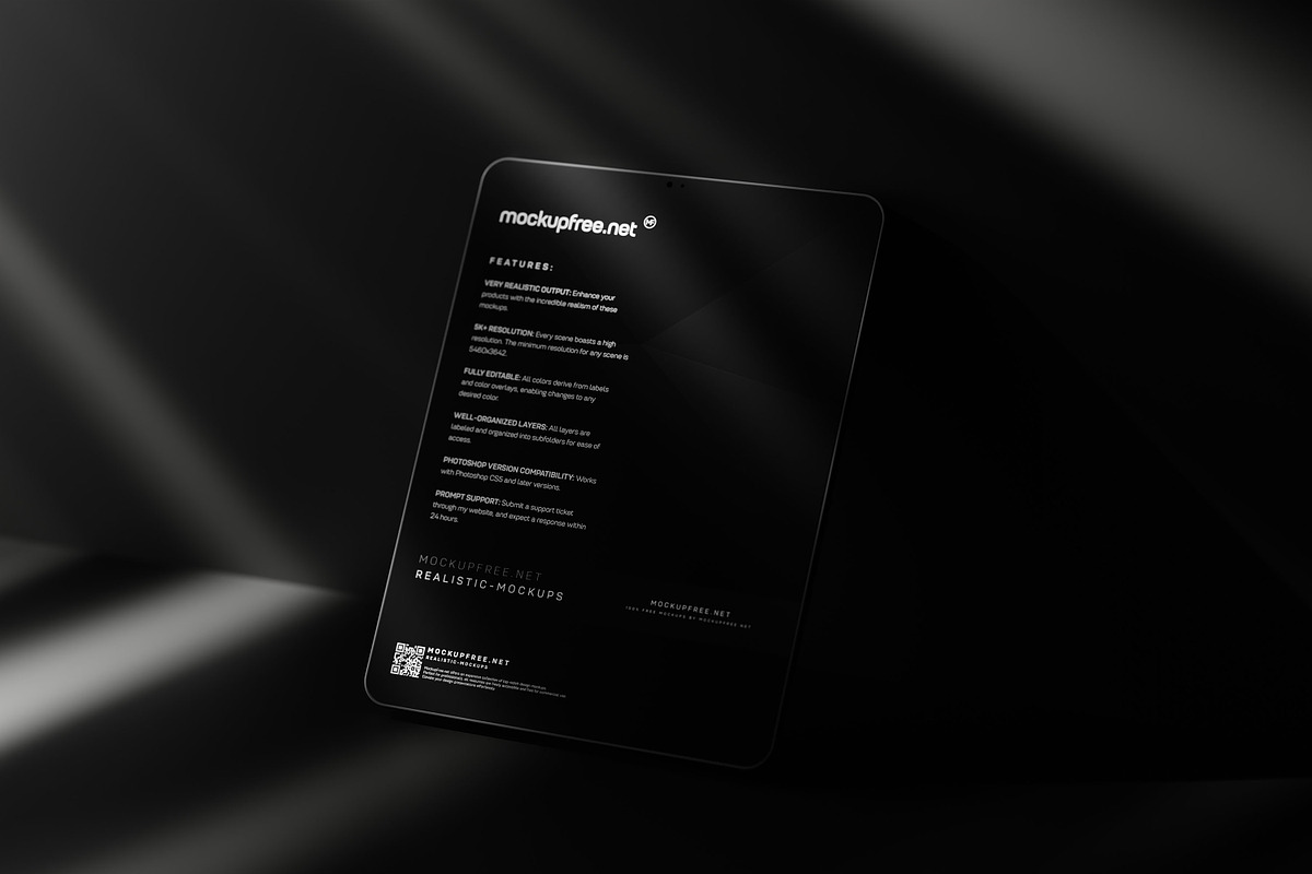 Unbranded Tablet Screen Mockup, an iPad Mockup by MockupFree.Net ...