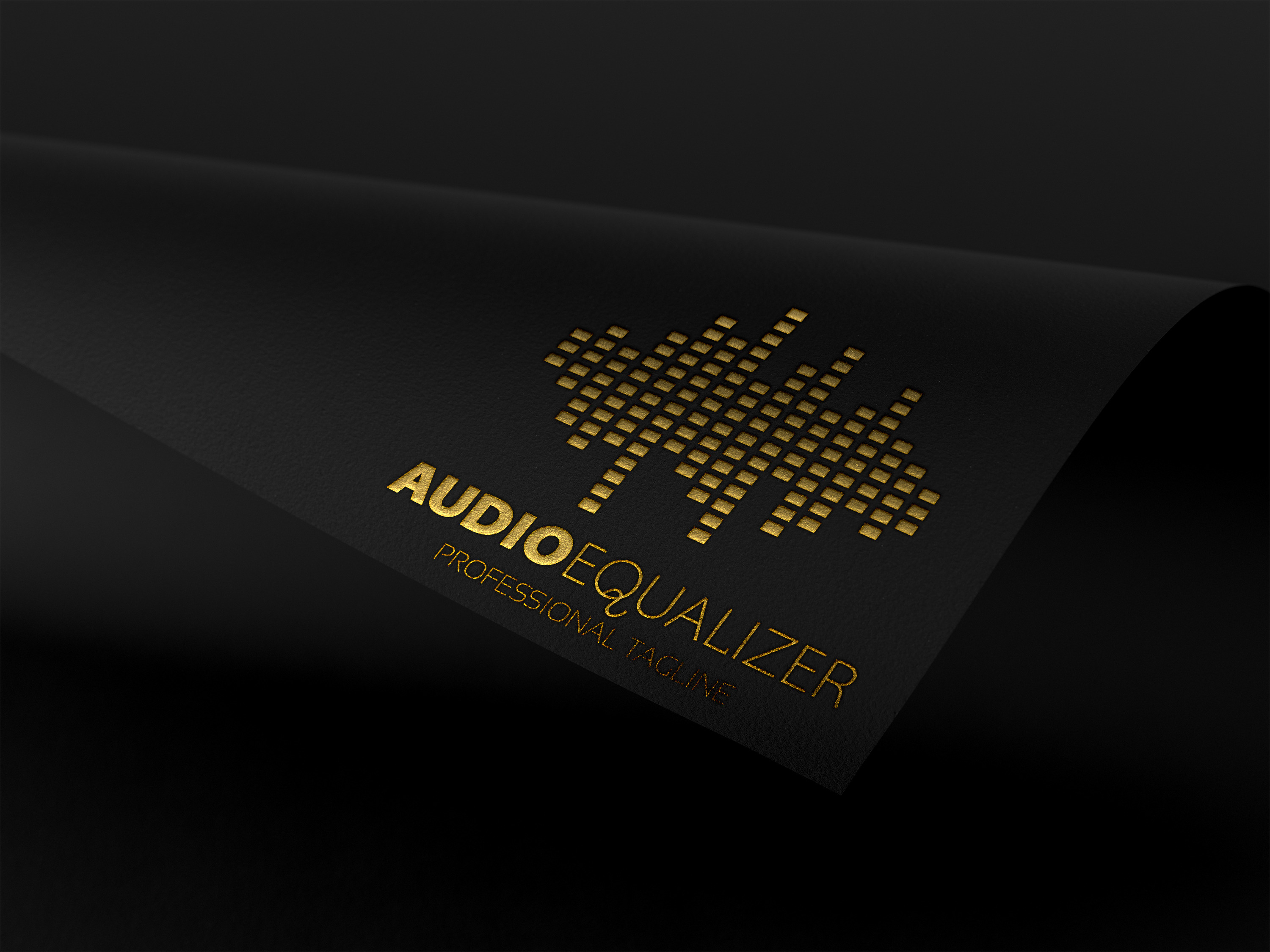 Audio Equalizer Logo, a Branding & Logo Template by essegraphic