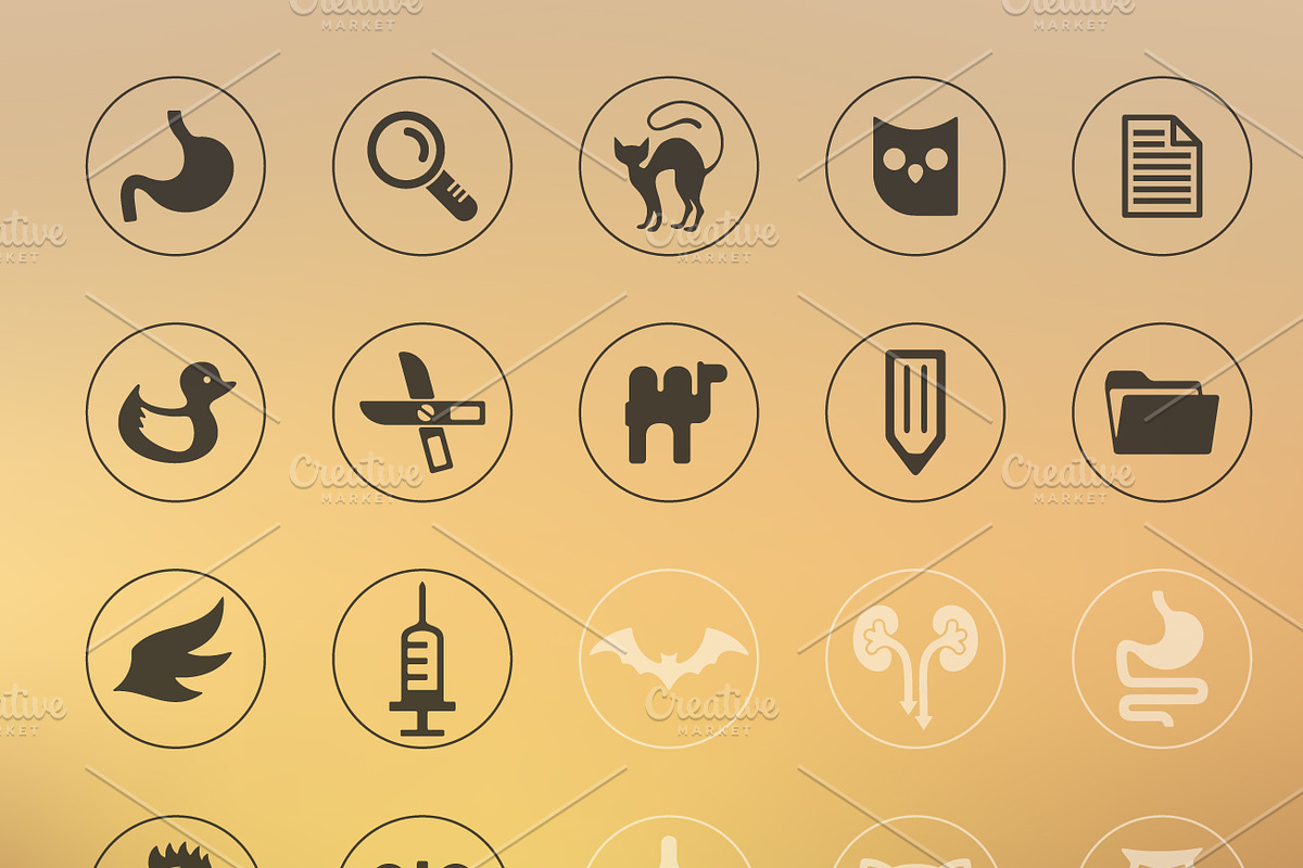 80 VETERINARY icons, an Icon by Palau