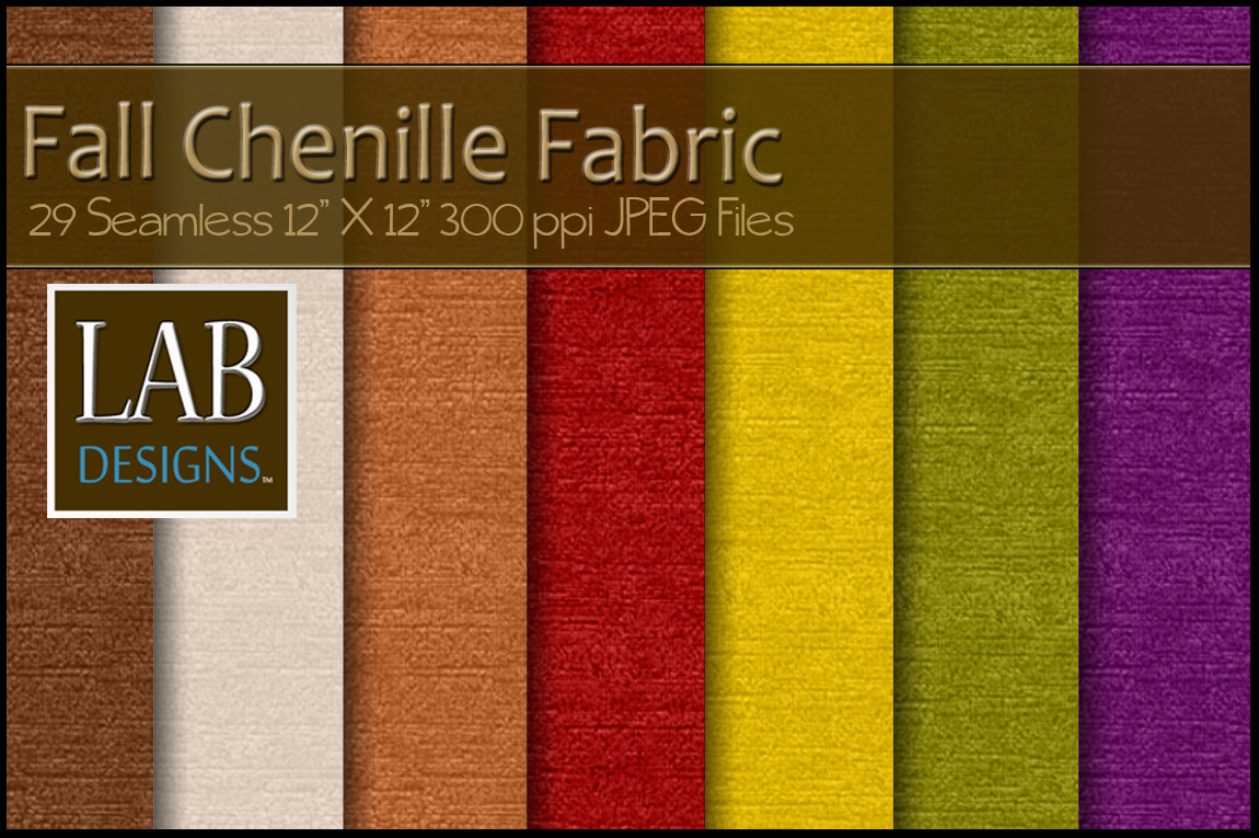 29 Fall Chenille Fabric Textures, a Texture Graphic by Lab Designs