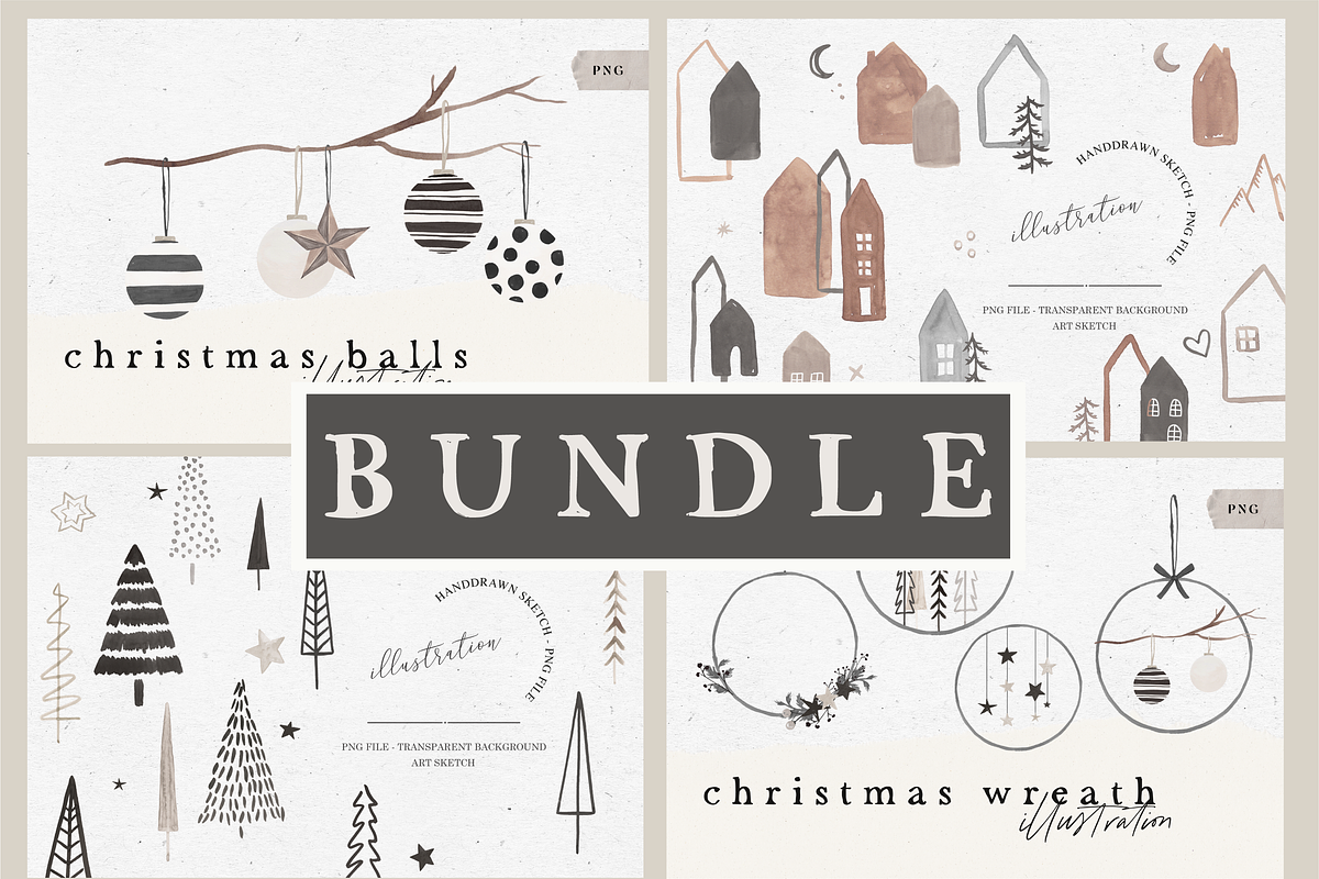 WINTER BUNDLE / illustration, an Illustration by KruthDesign